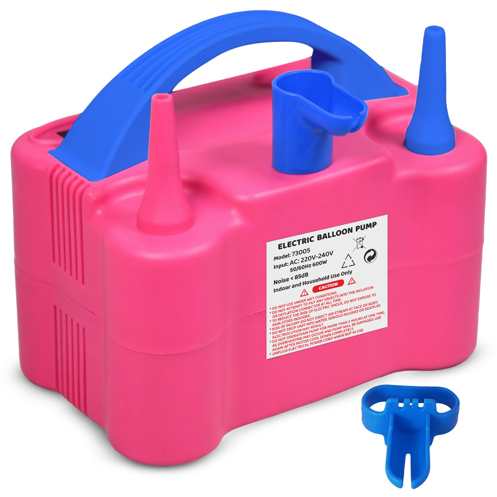 Kipa Gaming 220V 600W Dual Nozzle Electric Air Balloon Pump Includes